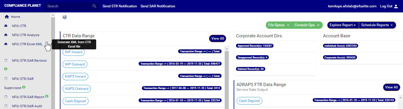 How to generate Currency Transaction report (CTR) XML In Compliance ...