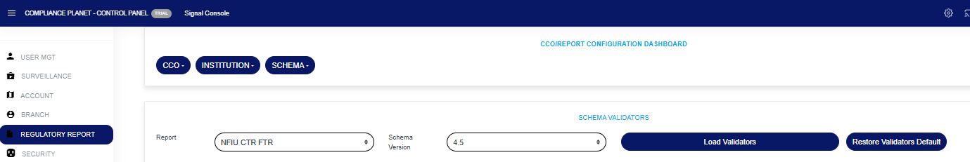 How To Set NFIU CTR-FTR and STR Report Schema Versions And Validators ...